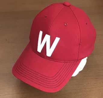 Amazon.co.jp: 早稲田 大学 キャップ CAP 刺繍 エンジ えび茶 マルーン 野球 ベースボール 帽子 WASEDA ...