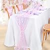 Amazon.com: MoKoHouse Pink Table Runner Sequin Linens - 4 Packs 12 x 72 ...