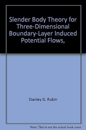 Slender Body Theory for Three-Dimensional Boundary-Layer Induced ...
