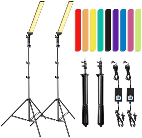 Amazon.com : LOMTAP Studio Creator Lights 2 Pack, Photography LED Video ...