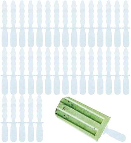 Amazon.com: 20 Pieces Reusable Acrylic Popsicle Sticks 4.5 Inch ...