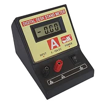 Om Meters Desk Stand Digital LCD 10A DC Ammeter (Black) : Amazon.in ...