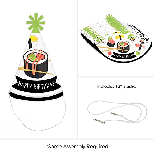 Big Dot of Happiness Letââ‚¬â„¢s Roll - Sushi - Cone Happy Birthday ...