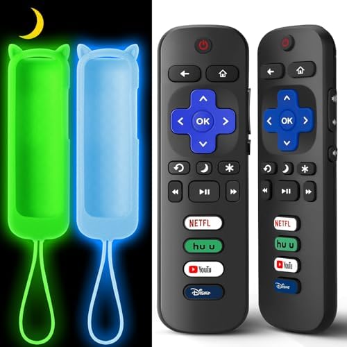 Amazon.com: (2+2 Packs) Replacement Remote Control for Roku TV with ...