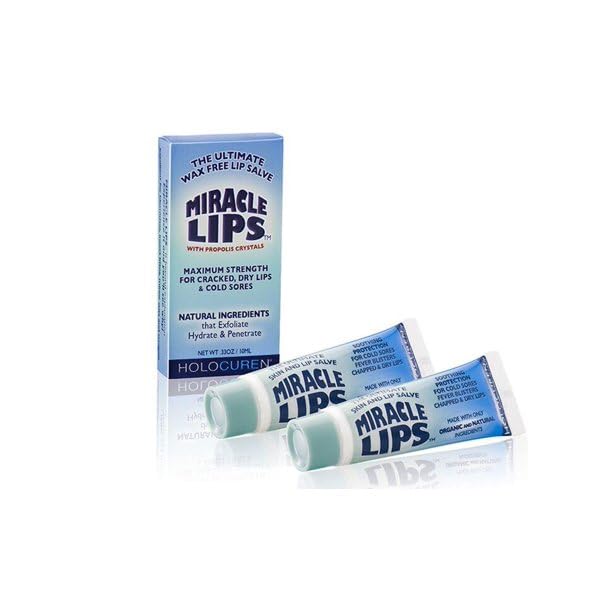 Amazon.com : 2 Pack: Miracle Lips Salve Corrective Lip Balm with ...