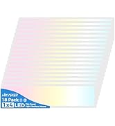 AIKVSXER 6 Pack 1x4 LED Flat Panel Light Surface Mount LED Ceiling ...