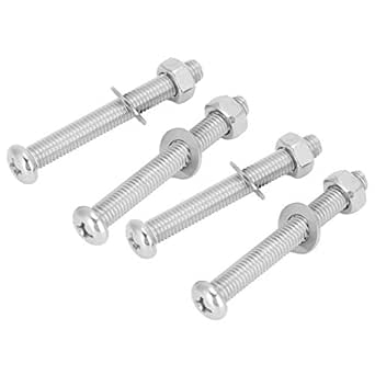Amazon.com: 4 Sets Swimming Pool Ladder Bolts and Nuts Step Fastener ...