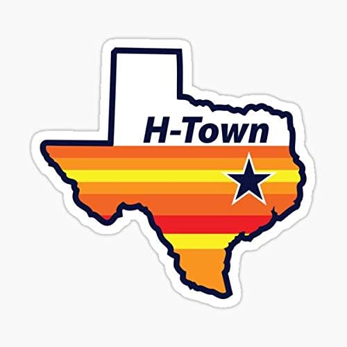 Amazon.com - H-Town Die Cut Vinyl Sticker - Bright Print