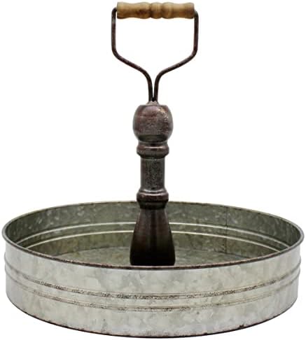 Amazon.com: CVHOMEDECO. Farmhouse Tray Rustic Decorative Tray ...