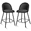 ALFORDSON Bar Stools Set of 2, Kitchen Barstools with Backrest in 66cm ...