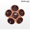Amazon.com: Hcdesign Clay Cooking Pots, 4.5"x1.4"- Handmade Glazed ...