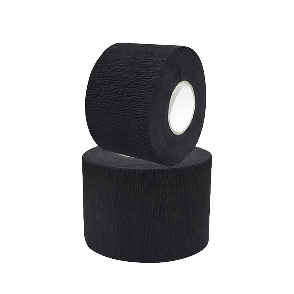 Amazon.com: UUYYEO 2 Rolls Black Neck Paper Strips Barber Neck Band ...