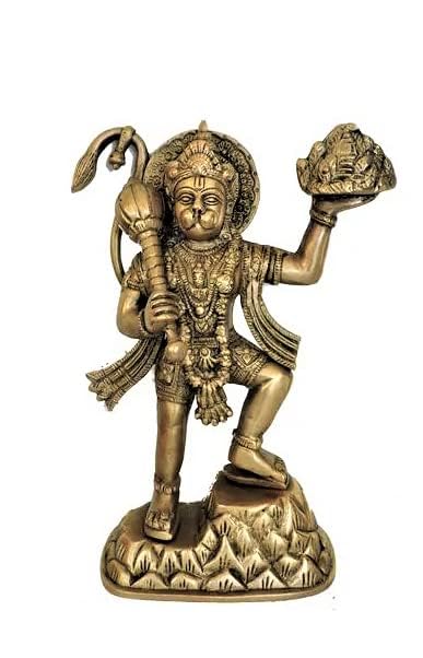 Buy Mandir Mahal - Hanuman Brass Idol for Good Luck, Success and ...
