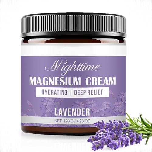 Amazon.com: Magnesium Cream – Pure Soothing Magnesium Lotion for Pain Relief & Relaxation ...