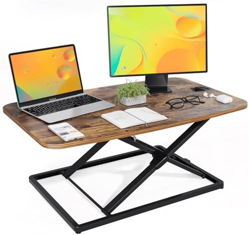 Amazon.com : JOY worker Standing Desk Converter, 32" Wide Height ...