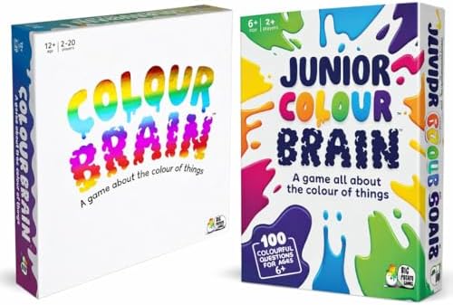 Colour Brain & Junior Colour Brain Family Board Game Bundle – Award ...