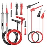 ・ブランド:Cleqee・製造元:Cleqee・製造元/メーカー部品番号:P1506C-JP・マルチメータテストリードは、PVCと純銅材料でできており、柔らかく、耐久性があり、柔軟性があります。上部は0.7mmの精密シャーププローブで、ワイ...