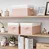 Amazon.com - GRANNY SAYS Stackable Storage Bins with Lids, Decorative ...
