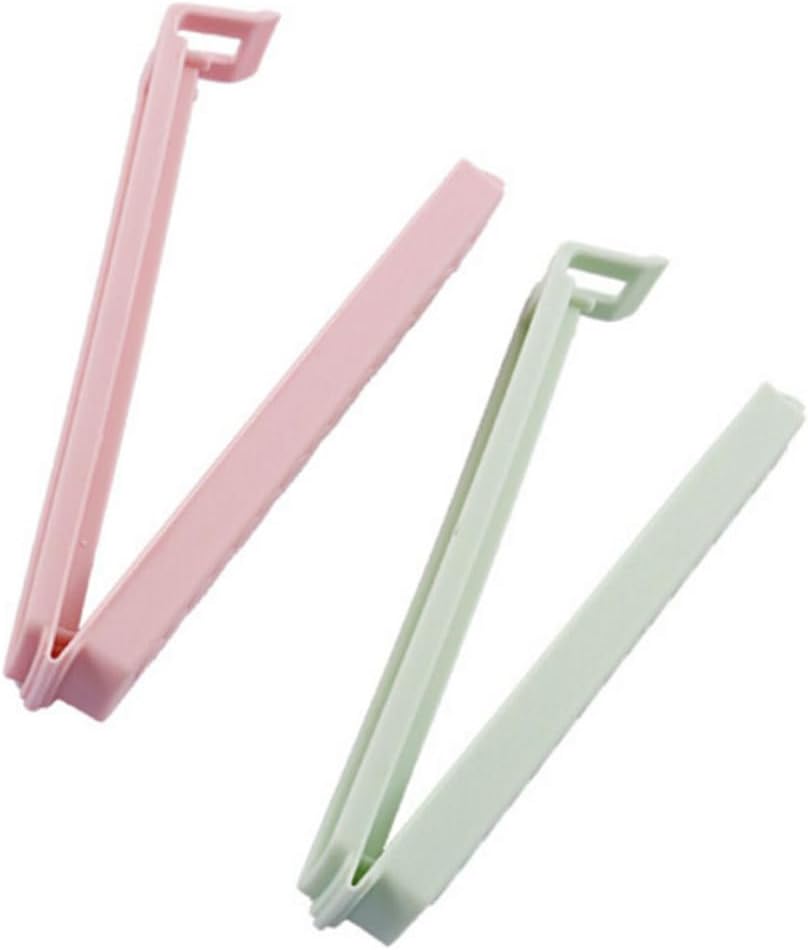 Amazon.com: SHOWERORO Easy to Use Store Food Bag Clips 5pcs Reusable ...