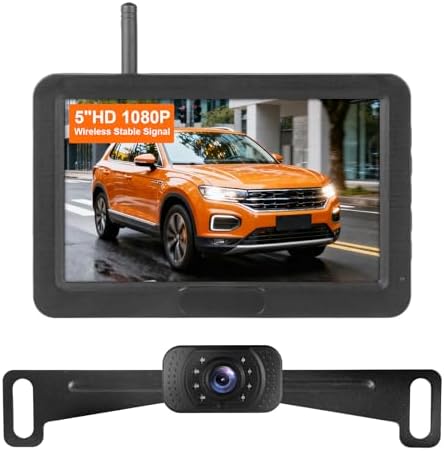 Amazon.com: Ecoyoca Wireless Revesing Camera with 5" Monitor Upgrade ...