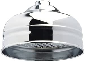 Amazon.com: Traditional Shower Rose Brass Round 100mm (4") Chrome ...