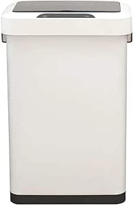 Amazon｜EKO ゴミ箱 自動開閉 ホライゾンセンサービン ホワイト 45L ふた付き インナーボックス無し EK9262P-45L-WH｜フタ付きゴミ箱 オンライン通販