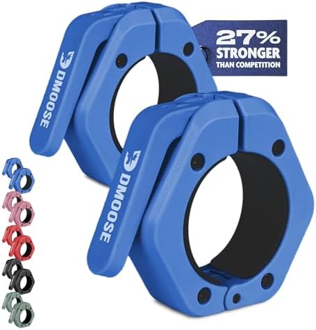 Amazon.com : Barbell Collars (Pair) – Locking 2" Olympic Size Weight ...
