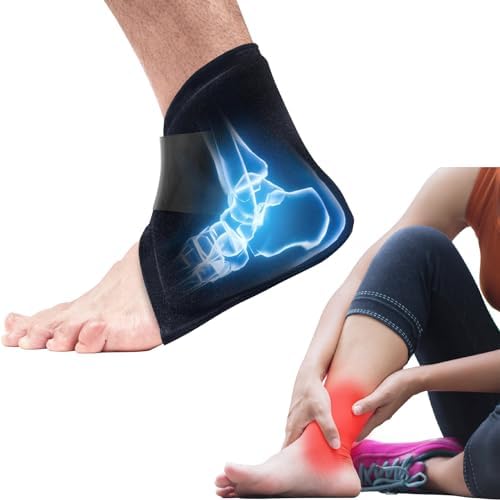 Amazon.com: Reusable Ice Pack Wrap for Ankle Injuries - Gel Cold ...