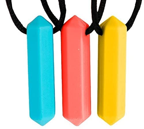 Amazon.com: Tilcare Chew Chew Crayon Sensory Necklace Set – Best for ...