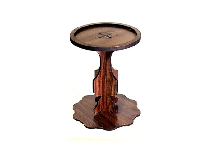 Buy TULAY Diya Stand Wooden Traditional Deepam Stand Hand Crafted Diya ...