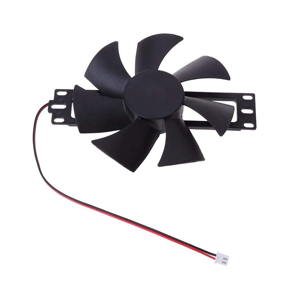 DHRUVPRO DV 18V Plastic Cooling Fan for Induction Cooker (Black ...