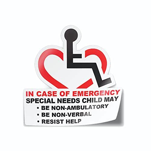 Amazon.com: Non-Ambulatory Child With Special Needs On Board Sticker ...