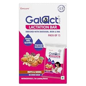 Galact Plus - Lactation Bar infused with Shatavari, iron and DHA ...