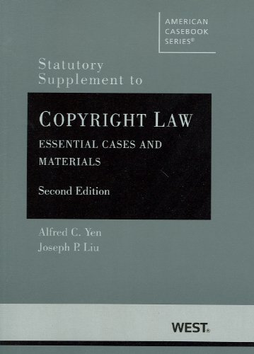 Amazon.com: Statutory Supplement to Copyright Law, Essential Cases and ...