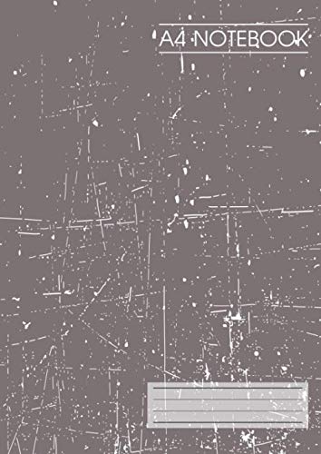 A4 Notebook: Lined A4 Composition Notebook Writing Jotters : Lined ...