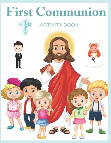 Snapklik.com : First Communion Activity Book: Catholic Gifts For Boys ...