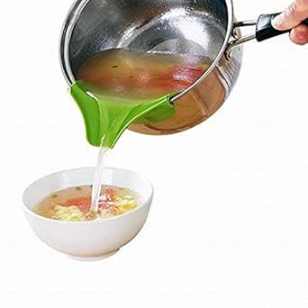 GNOLY Innovative Design Kitchen Pour Funnel Pot Clip Anti-Spill ...