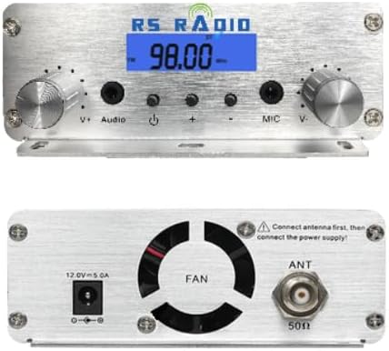 Amazon.com: 15W FM Radio Broadcast Transmitter Kit, 15 Watt Stereo Long ...