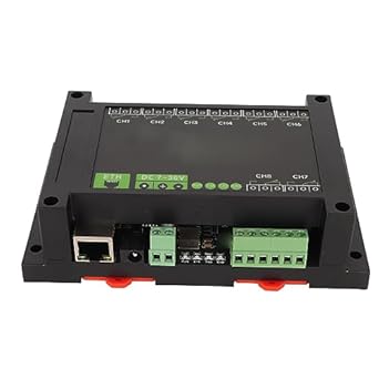 Industrial Grade 8 Channel Ethernet Relay Module Rtu Port Casing 36V ...