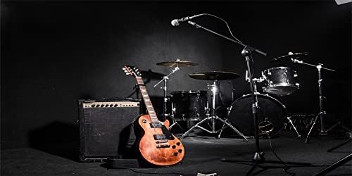 Amazon.com : Yeele 15x8ft Garage Band Backdrop Guitar Drum Modern Rock ...