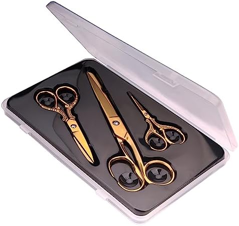 Golden Scissors Stationery Paper Scissors,Stainless Steel Handle ...