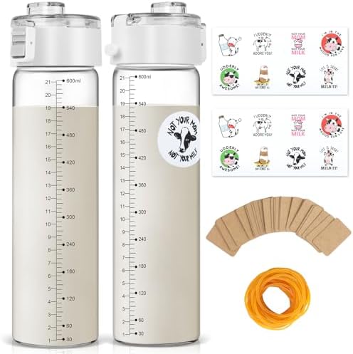 Amazon.com: Breast Milk Pitcher for Breastmilk - 32oz Glass Leakproof ...