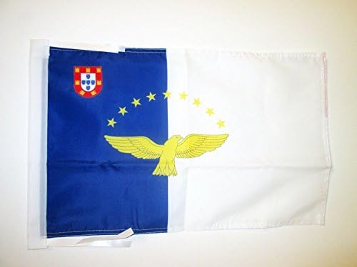 AZ FLAG Azores Flag 18” x 12” cords – Portugal – Azorean SMALL flags 30 ...