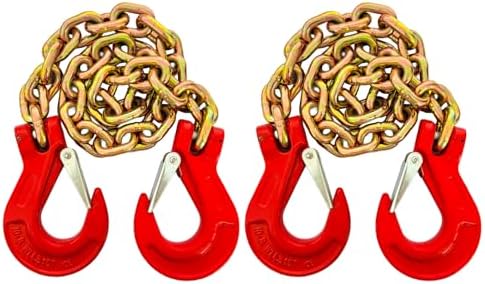 Amazon.com: HENBOW 3/8" × 39" Trailer Safety Chain 6900Lbs Safety ...