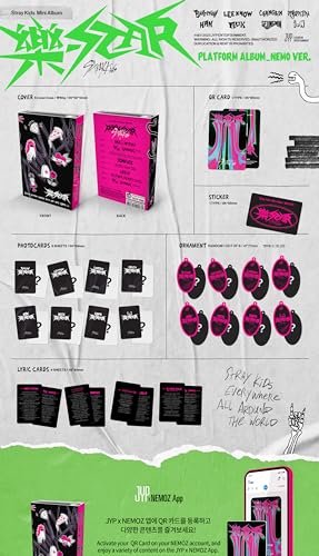 Stray Kids -Star Rock-Star 8th Mini Album Platform NEMO Version Case+QR ...