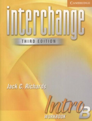 Interchange Intro Workbook B (Interchange Third Edition): 9780521601573 ...