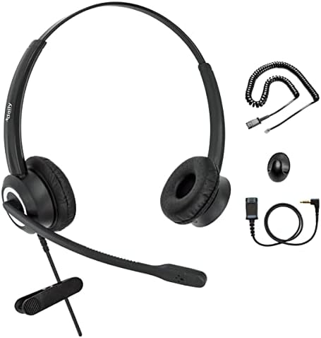 Amazon.com : Phone Headset Compatible with Grandstream Yealink Snom ...