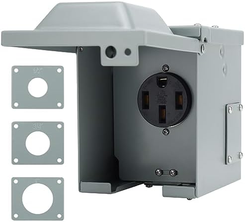 Amazon.com: Nilight 30AMP RV Power Outlet Box 125V NEMA TT-30R ...