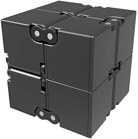 Plastic Infinity Cube – Black | Stress-Relief Fidget Toy for Adults ...