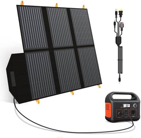 Amazon.com : ICECO SP80 Portable Solar Panels 80W, High-Efficiency ...